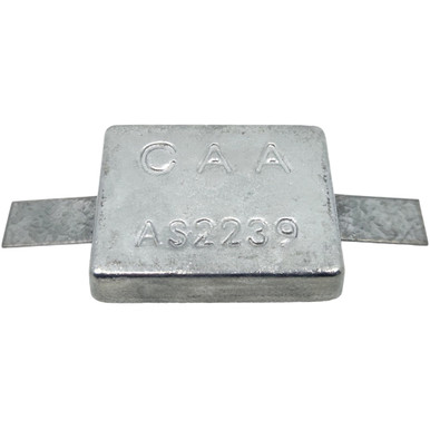 Zinc Block Anode with Strap CDZ2-43-1S - Boaters World