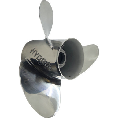 Mercury 40-140HP Rubex Hydro Stainless Steel 3 Blade Propeller (5 Pitch ...