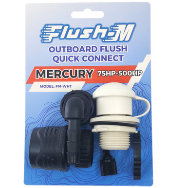 Flush-M Quick Flushing Plug Solution: Replaces Mercury 22-888958001 - White