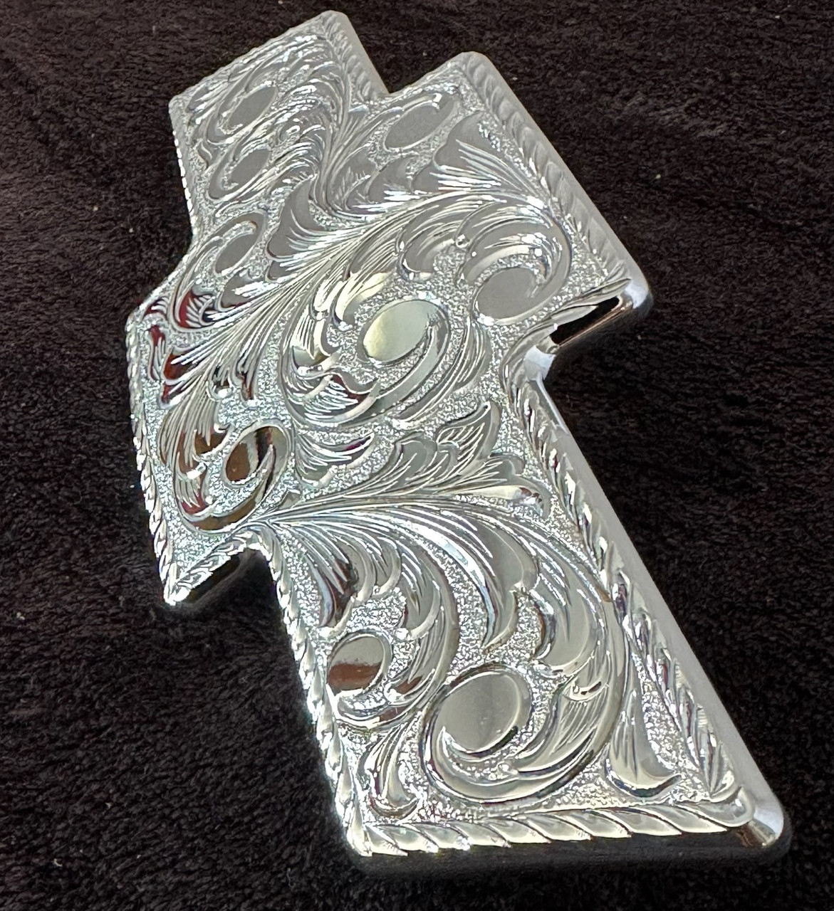 Hand Engraved Chrome Plated CBS Front Chevy Bowtie 2003-2007