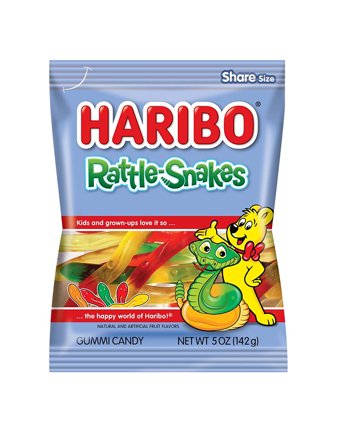 HARIBO Rattle Snakes gummi candy 142g bag | USA Candy Factory