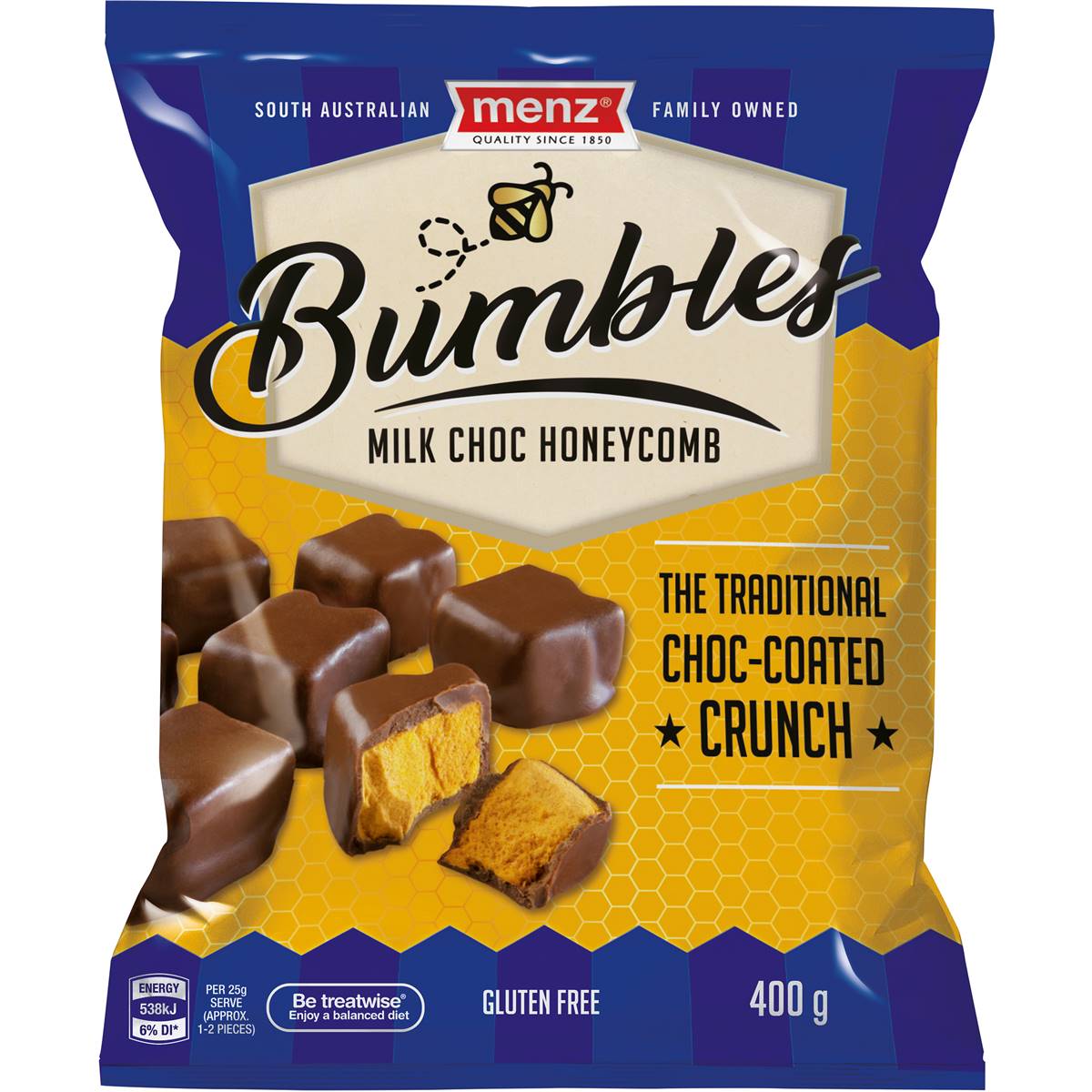 Bumbles Choc Honeycomb 400g
