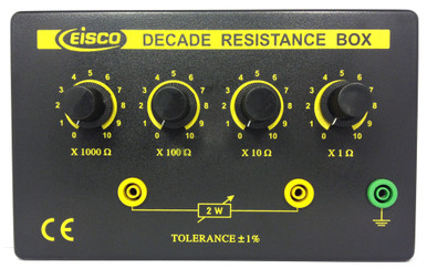 Decade Resistance Box - 4 Decades - Variable from 0-11,110 Ohms - 2 ...