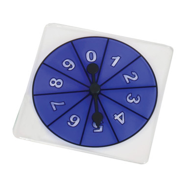 Transparent Spinner - Numbers 0-9 | SCIEDCO Canada