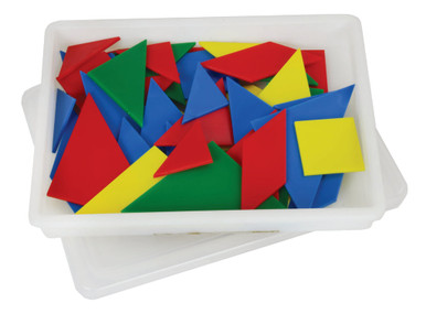 Simple Solution - Tangrams, Set of 42 in Container | SCIEDCO Canada