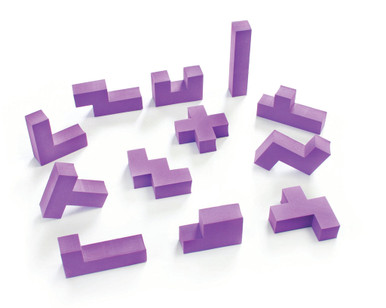 3D Pentominoes, 12 Pieces, Single Set | SCIEDCO®