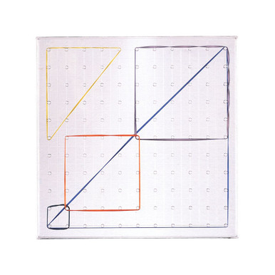 ClearView Geoboard, 5x5 Pin Array, 5" | SCIEDCO Canada