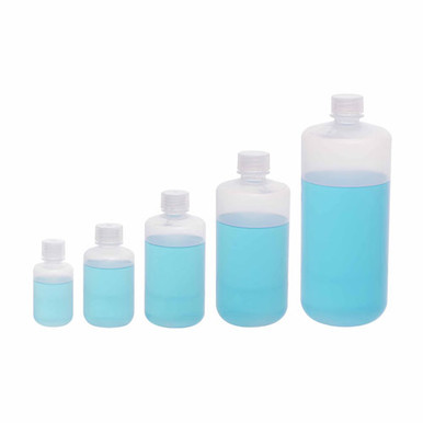 Reagent Bottles, Narrow Mouth, with Screw Cap, Polythene | SCIEDCO Canada