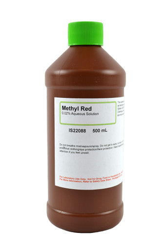 Methyl Red Solution 0.02% (Aqueous), 500 ml | SCIEDCO Canada