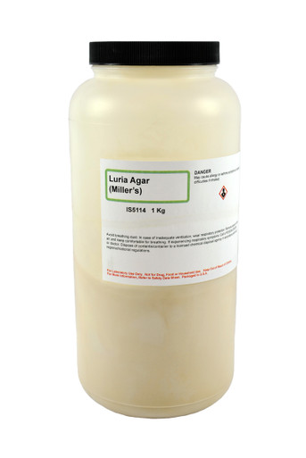 Luria Agar (Miller's) Powder, 1000 g | SCIEDCO Canada