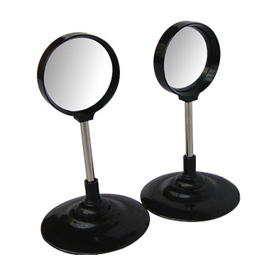 Mirrors, Concave and Convex, Mounted in Frames, with Bases, Set of 2 ...