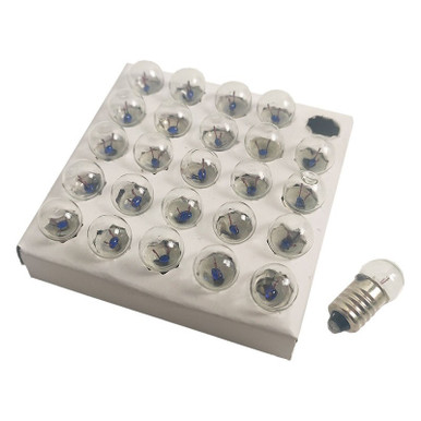 Miniature Lamps (Light Bulbs), E10 Base, Small Globe, 2.5V 0.3A, Pack ...