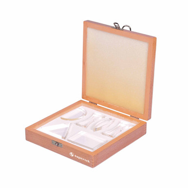Acrylic Ray Optics, Lenses and Prisms, Set of 6 | SCIEDCO Canada