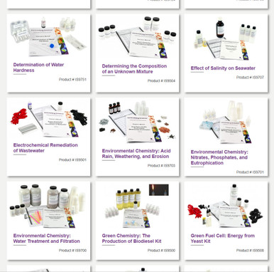 Green/Environmental Chemistry Kits, Innovating Science® | SCIEDCO Canada
