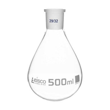 Flasks, Recovery, Rotary Evaporator, Pear-Shaped with Standard Ground ...