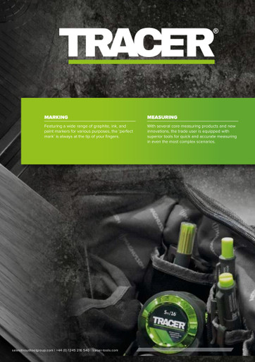 Marking and Measuring Tools, TRACER™