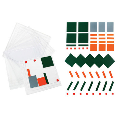 Algebra Tiles Alge-Tiles Group Set (no Guidebook) | SCIEDCO Canada