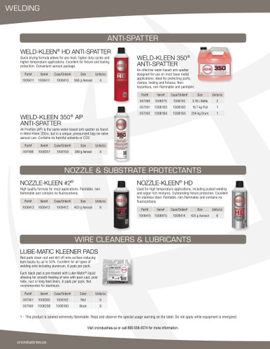 Nozzle and Substrate Protectants (Welding & Metalworking), CRC ...