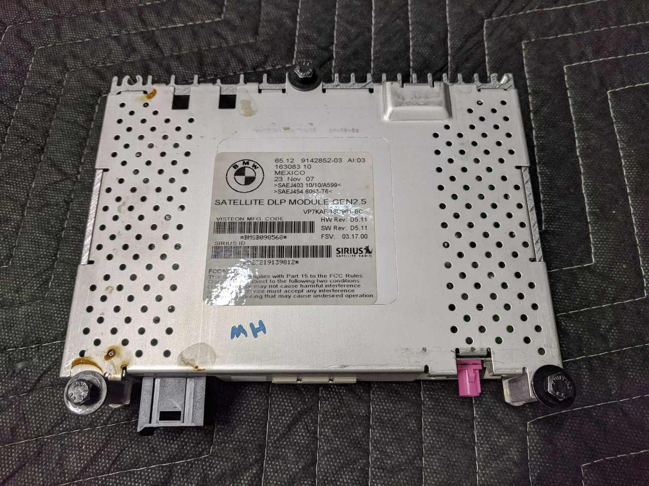 BMW E61/E63/E70/E90 Sirius Satellite DLP Radio Module 65209142852
