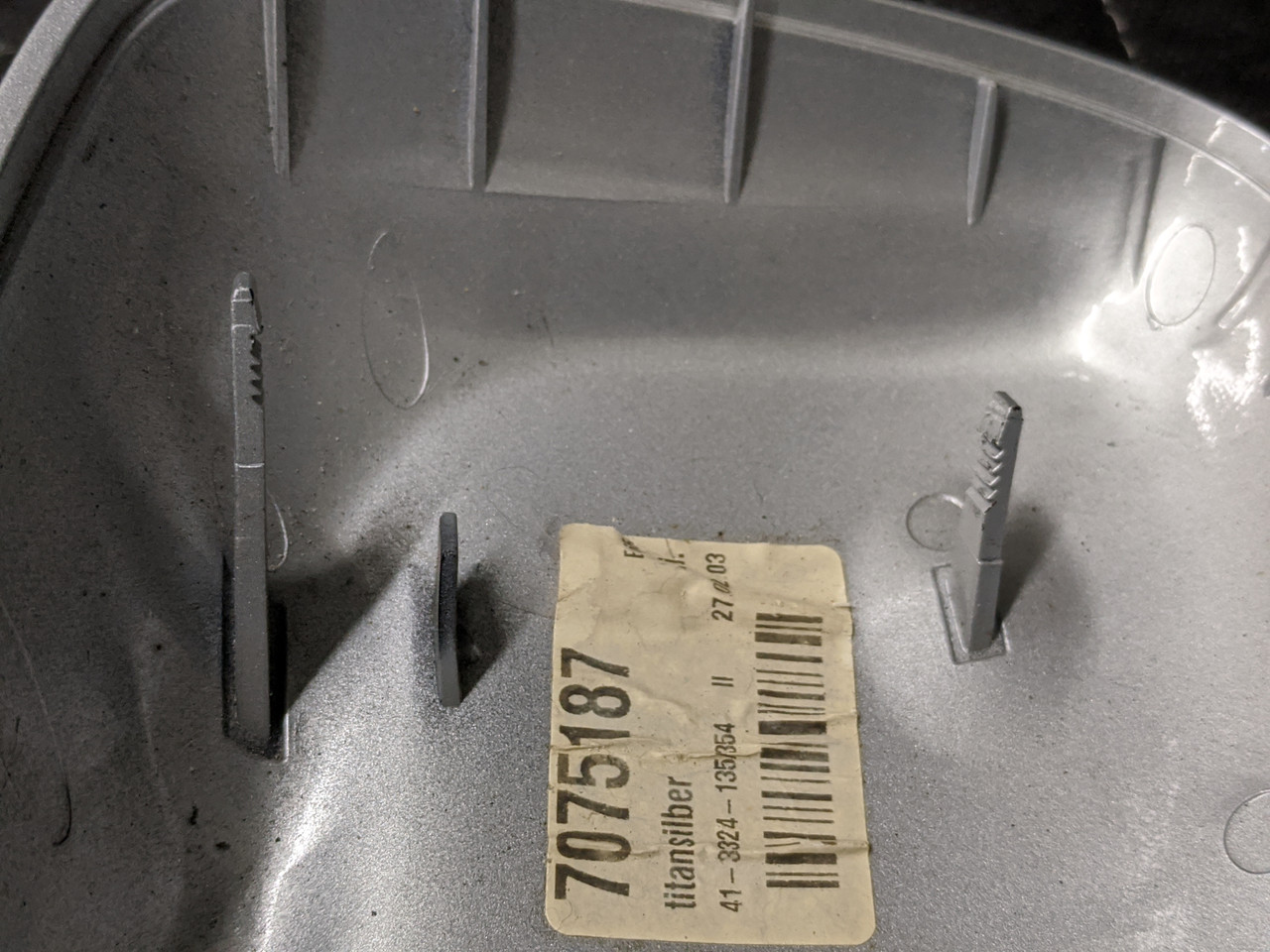 BMW E46/E65 3-Series 7-Series Exterior Mirror Cover Cap Titansilber ...