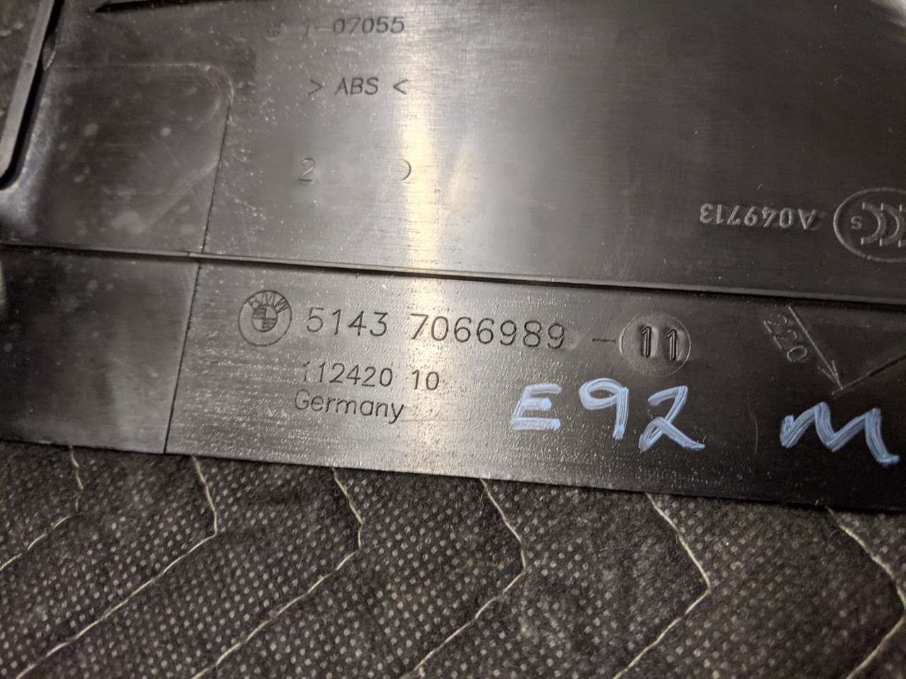 BMW E92 51437066989 | recycleBMWs.com | Used BMW Parts