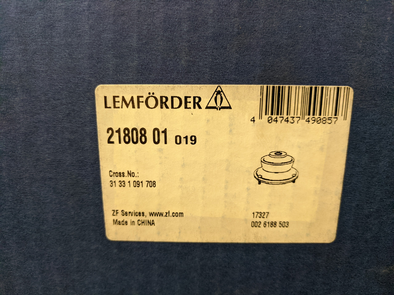 BMW E38/E39 Z8 Front Strut Mounts Lemforder 31331091708