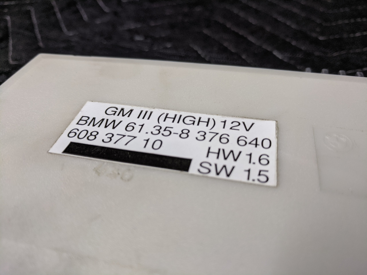 BMW E38/E39 General Module Relay Control Box High 61358376640