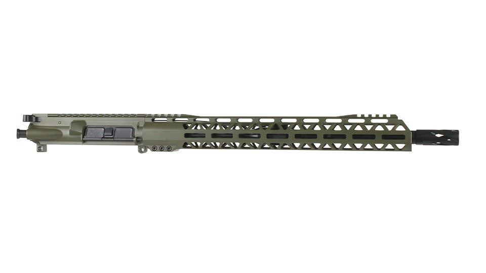 AR15 16" Upper Receiver 5.56 AR15 Upper ODG Cerakote AR15-ODG-Upper ODG ...