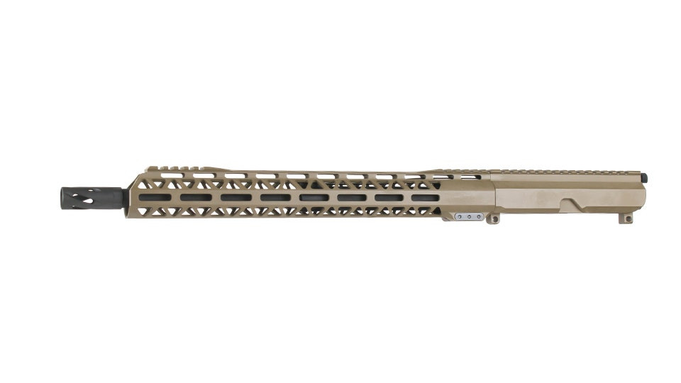 AR15 16" Upper Receiver 5.56 AR15 Upper FDE Cerakote AR15-FDE-Upper FDE ...