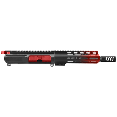 AR15 7.5" Upper Receiver 5.56 AR15-Upper AR15-Upper-Receiver Red Upper ...