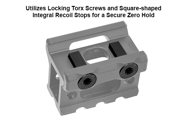 UTG Super Slim 3 Slot 1" Height Picatinny Riser Mount - ROCKSTAR ...