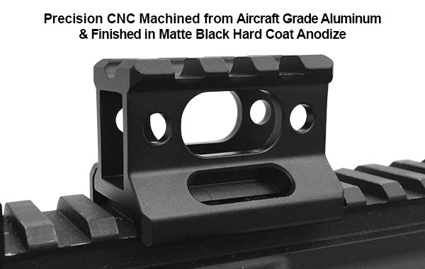 UTG Super Slim 3 Slot 1" Height Picatinny Riser Mount - ROCKSTAR ...