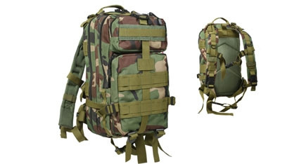 Rothco Medium Transport Pack - Woodland - ROCKSTAR Tactical Systems