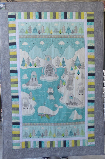 Polar Pals Quilt Kit 39 x 62 by Sue's Creating Cottage - Sue's Creating ...