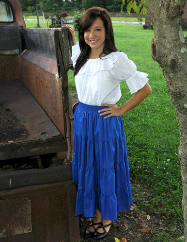 2060PX Four Tiered Prairie Skirt Brantleys Western Casual Wear