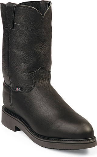 4763 Mens Justin Conductor Original 10" Wellington Work Boot (U.S.A ...
