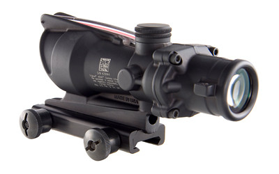 Trijicon ACOG® 4x32 BAC Riflescope - .223 / 5.56 Red Chevron Reticle ...
