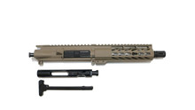 AR-15 FDE UPPER ASSEMBLY, 7.5″ STAINLESS BARREL, 7″ FDE RAIL