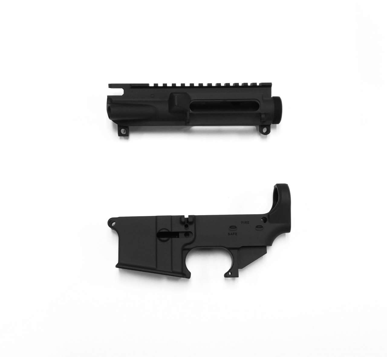 AR-15 Upper and 80% Lower Set (Black) - Thunder Tactical
