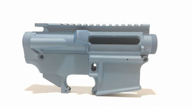 Titanium Blue AR-15 Upper and 80% Lower Receiver Set