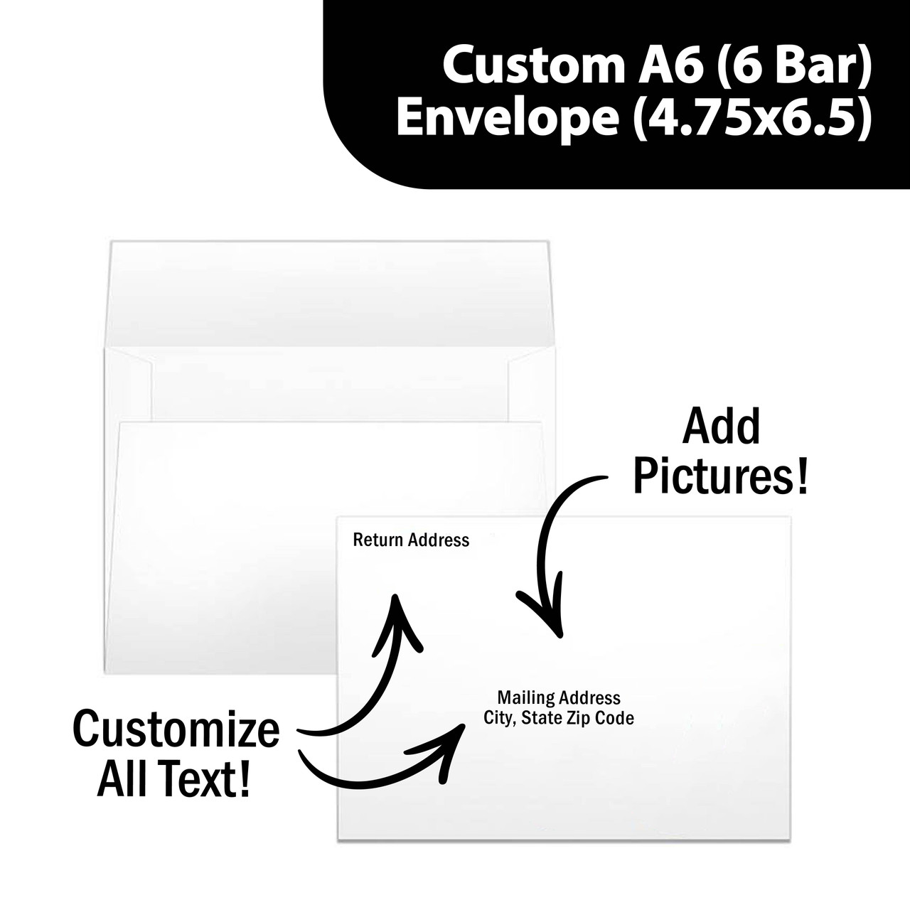A6 (6 Bar) Envelope (4.75x6.5) - WeHa Print