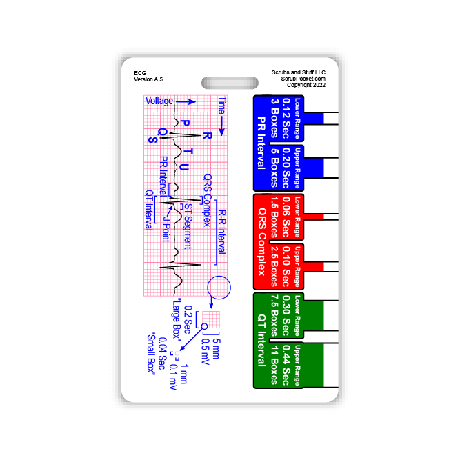 ESI Badge Cards Set - 2 Cards - Scrub Pocket