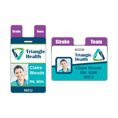 Stroke Team Badge Buddy Topper - Scrub Pocket