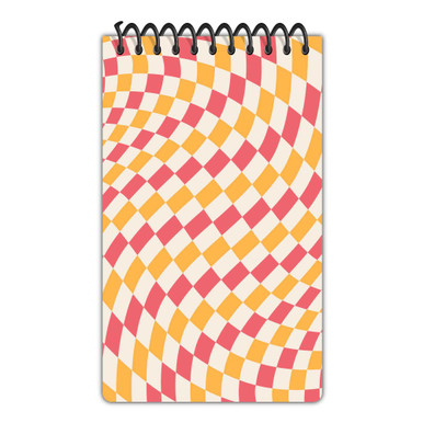 Checkered Out Heavy Duty 3x5 Notepad - Scrub Pocket