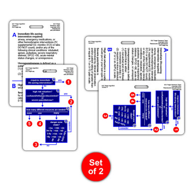 ESI Badge Cards Set - 2 Cards - Scrub Pocket