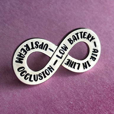 IV Pump Infinity Pin - Scrub Pocket