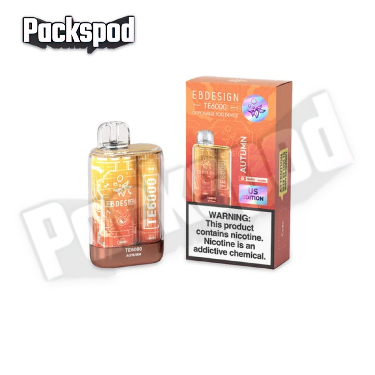 EBDesign TE6000 Disposable Comprehensive Review - Packs Pod