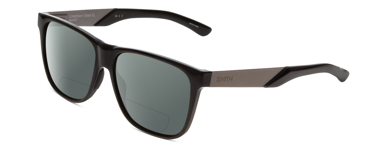 Smith Optic Lowdown Steel XL Black Polarized BI-FOCAL Sunglasses 59mm ...