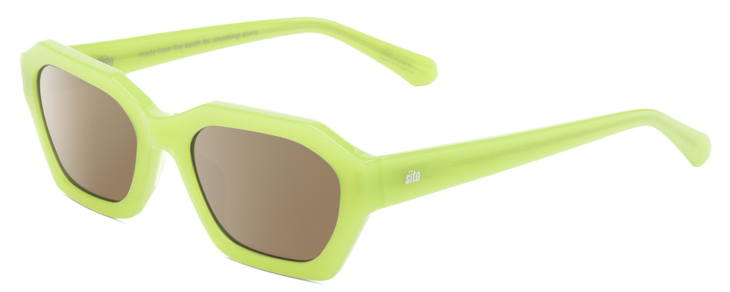 SITO SHADES KINETIC Unisex Square Designer Polarized Sunglasses Cherry ...
