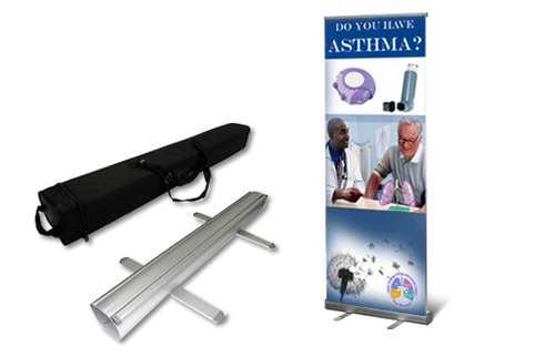 33" x 78" Retractable Banner - medmediasolutions